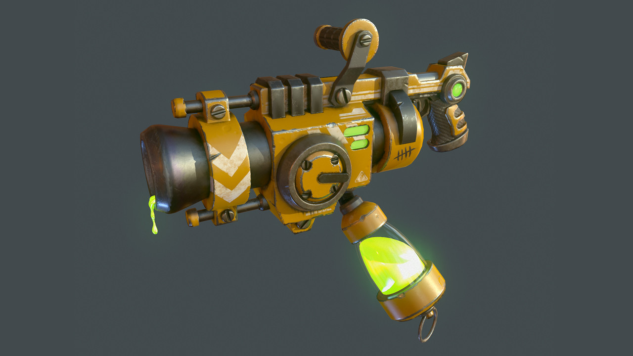 Erik McKenney Portfolio - Stylized Sci-Fi Goo Gun