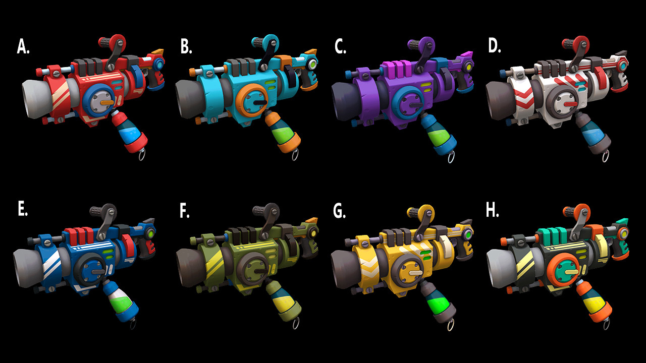 Erik McKenney Portfolio - Stylized Sci-Fi Goo Gun