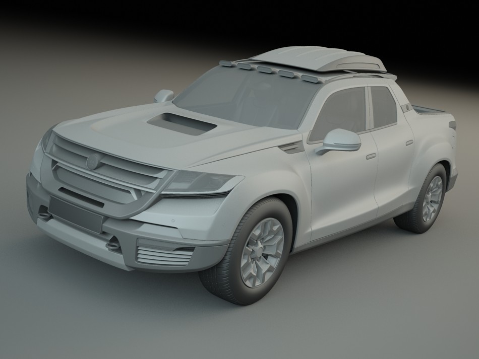 ArtStation - PickUp 2 (no name car)