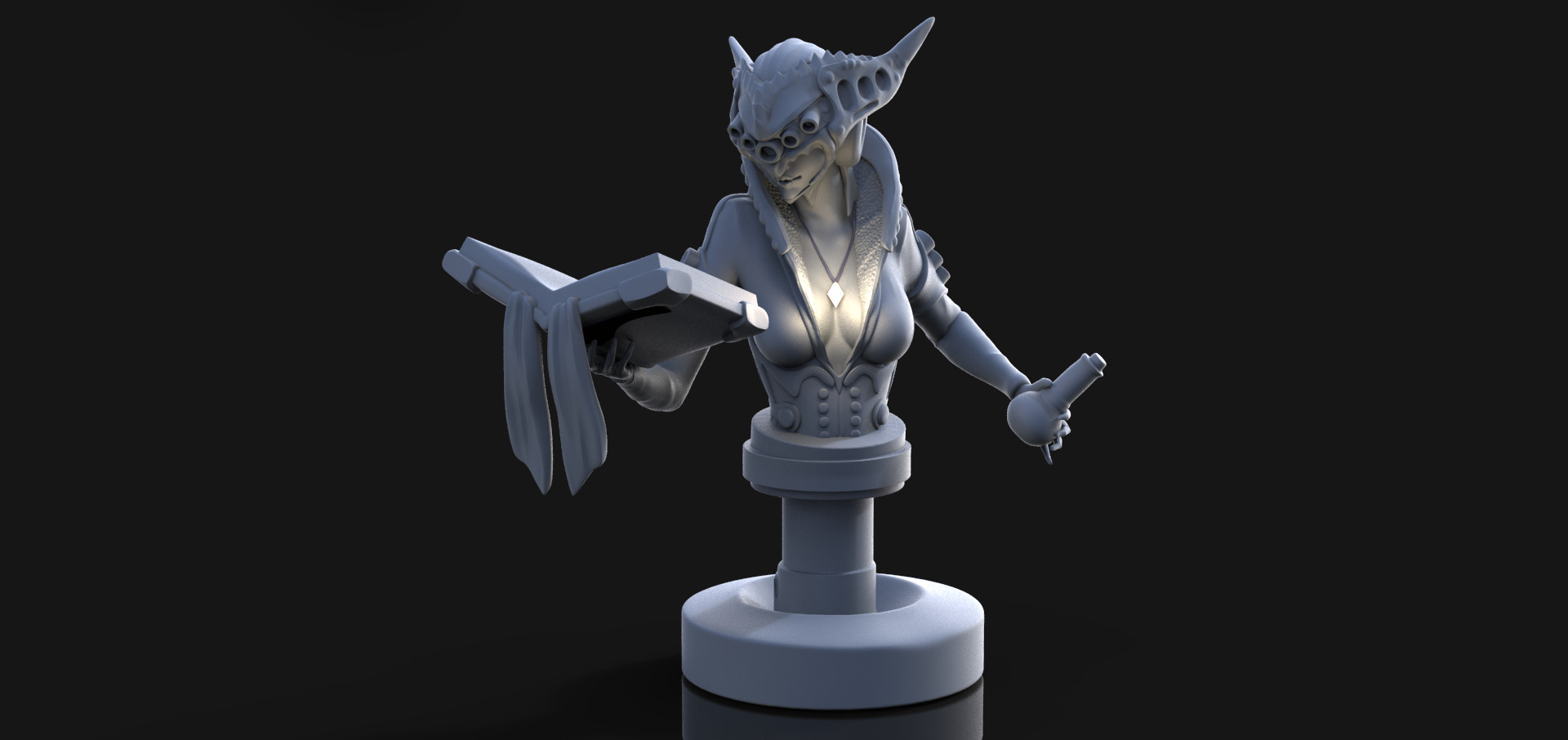 ArtStation - Female character bust 01