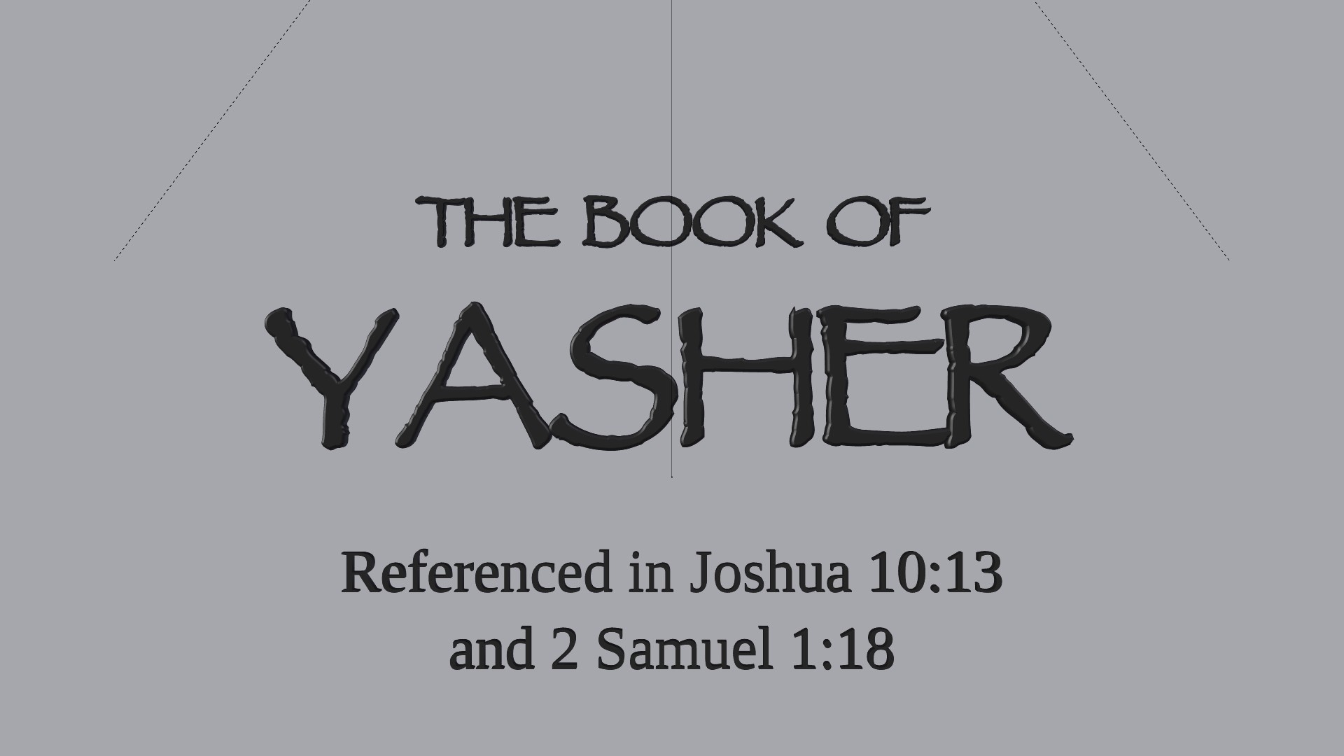 Michael Power - Yasher - Title Art