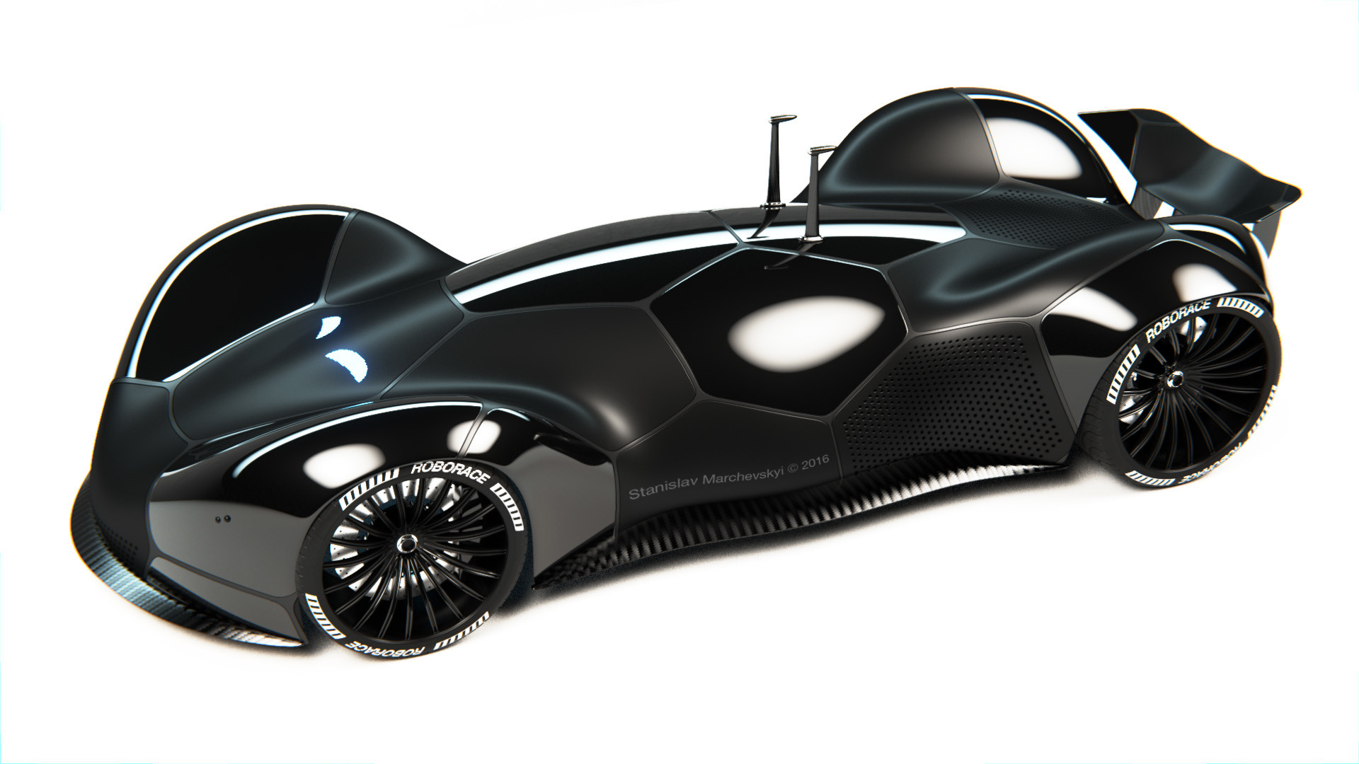 ArtStation - Roborace car for #roboracechallenge