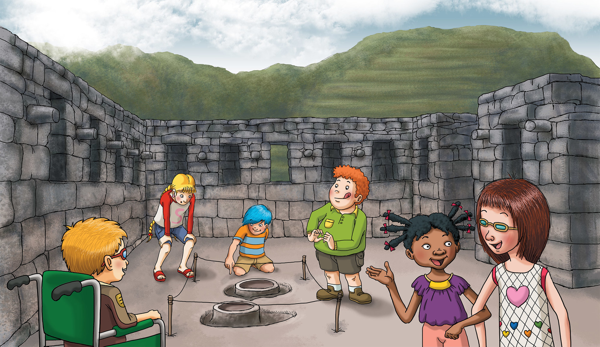 David Macedo - Children Book: "Los 6 amigos"