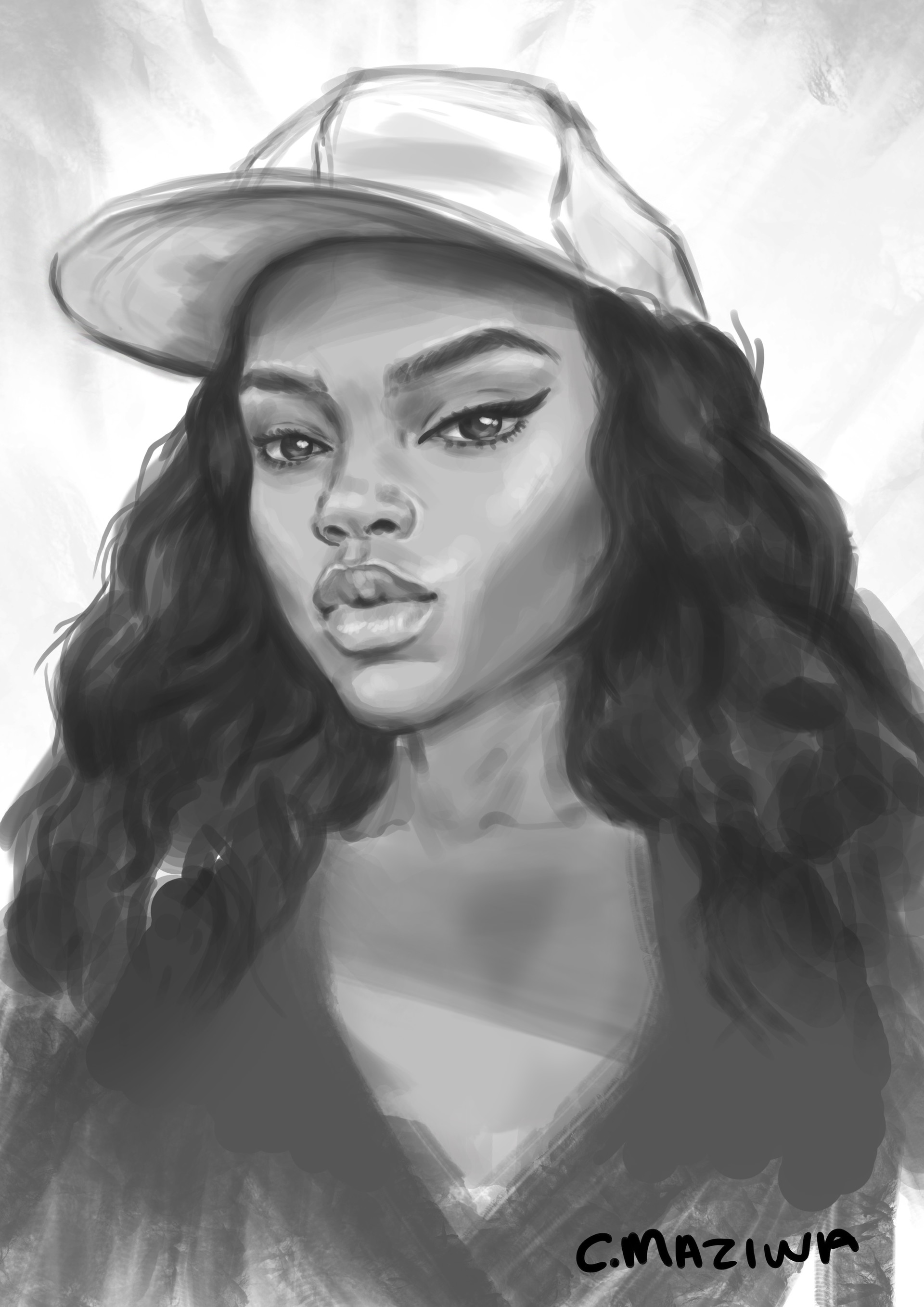 ArtStation - value portrait