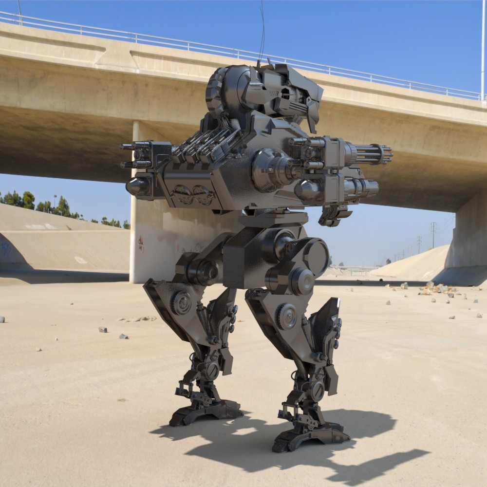 Klanðeruð - Quick KitBash robot