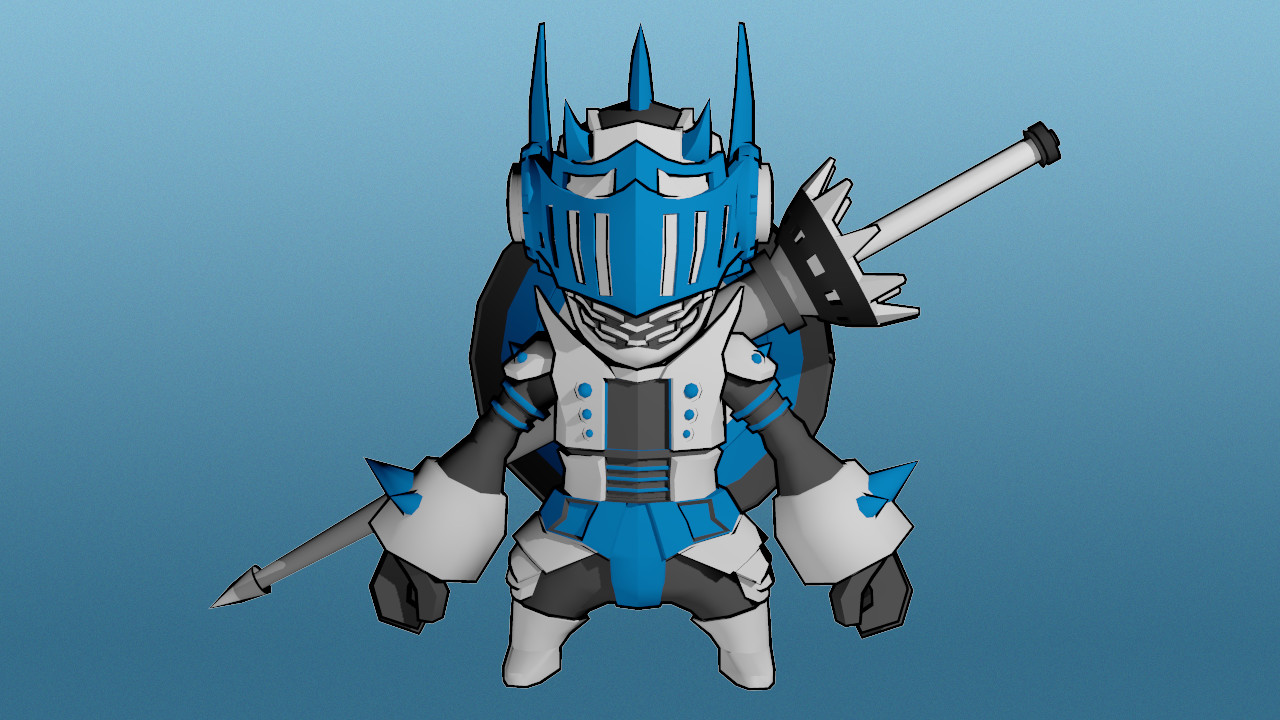 ArtStation - 3D Chibi Knight