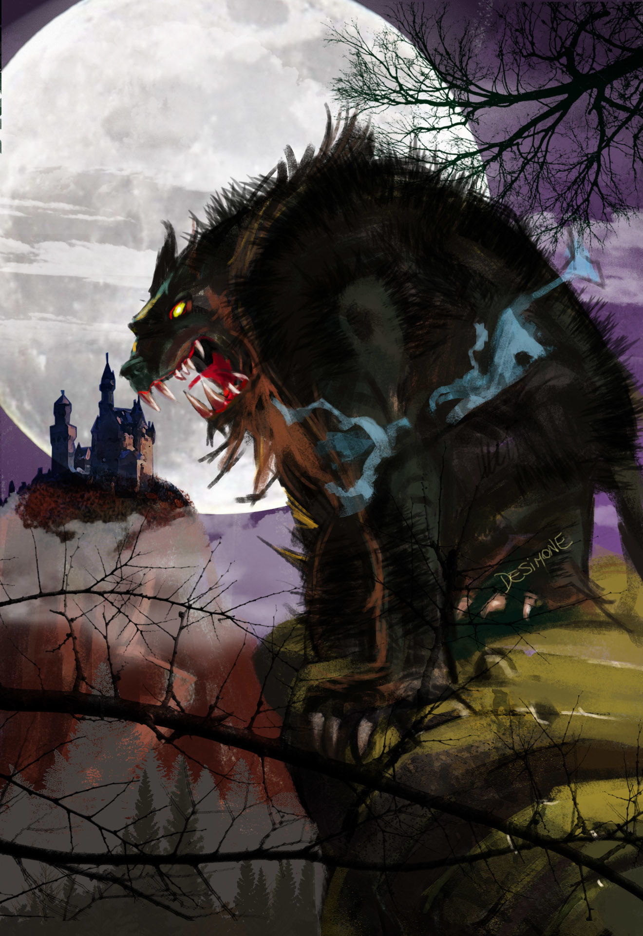 Concept Art Del Licantropo