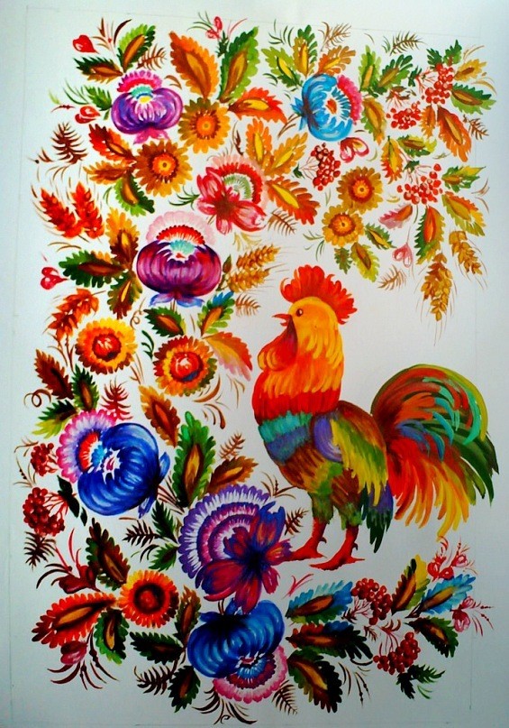 ArtStation - painting in Ukrainian style