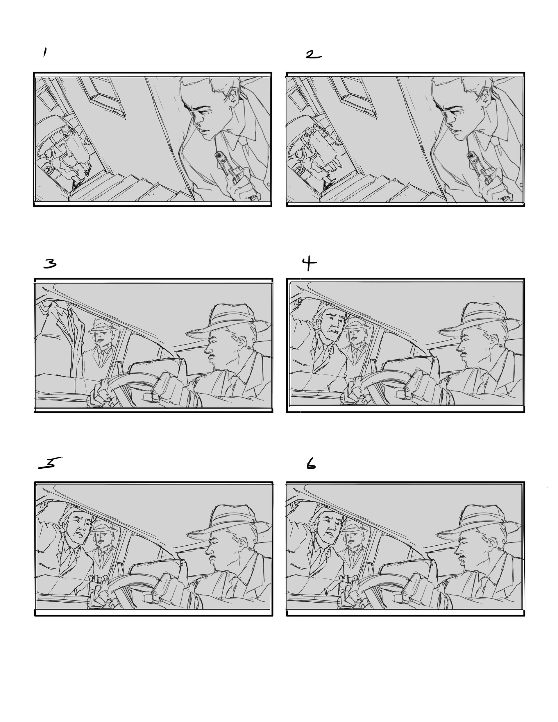 ArtStation - The detective_storyboards