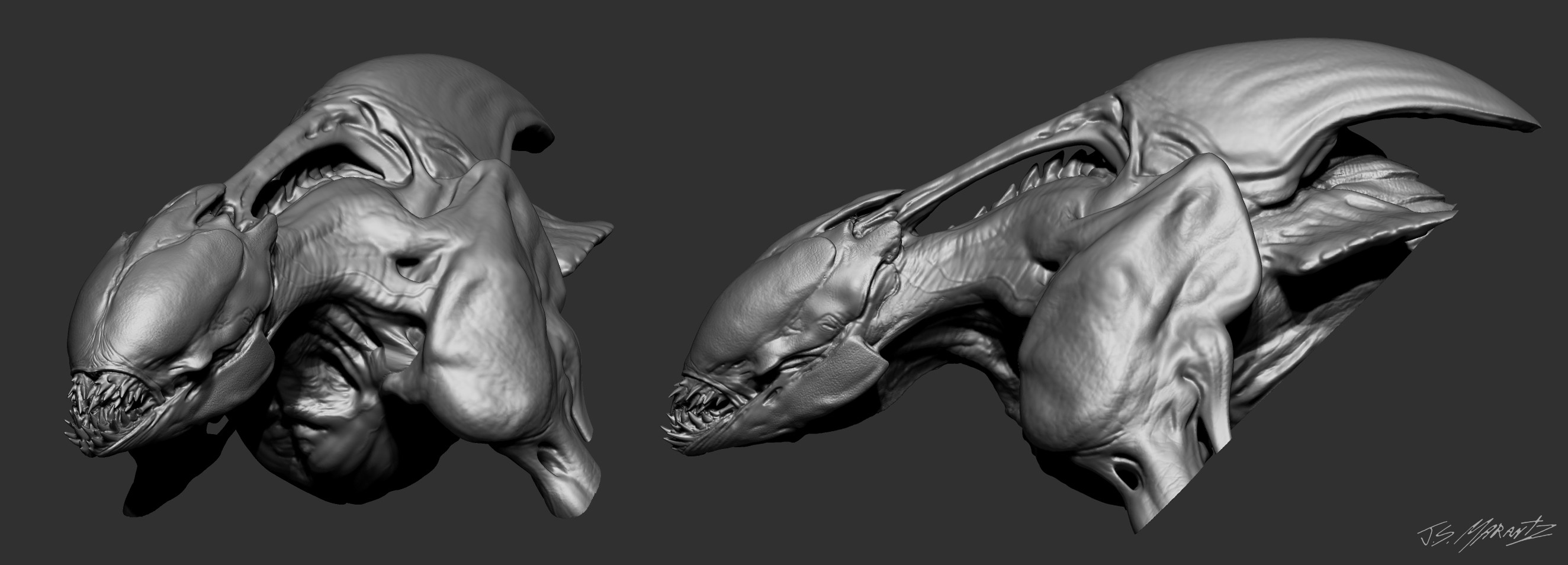 Jerad S. Marantz - Alien Designs for 10 Cloverfield Lane