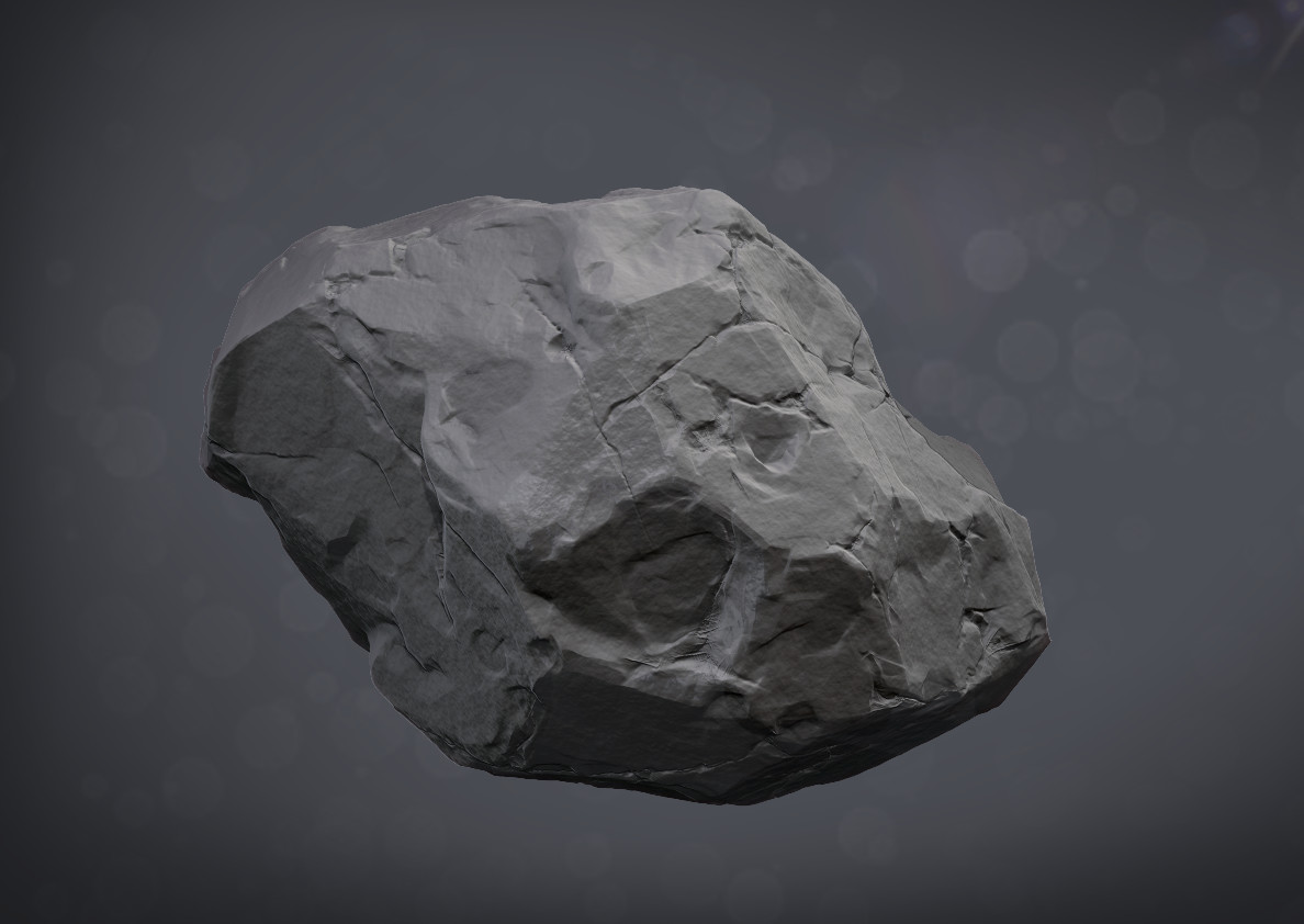 ArtStation - Rock Zbrush Render