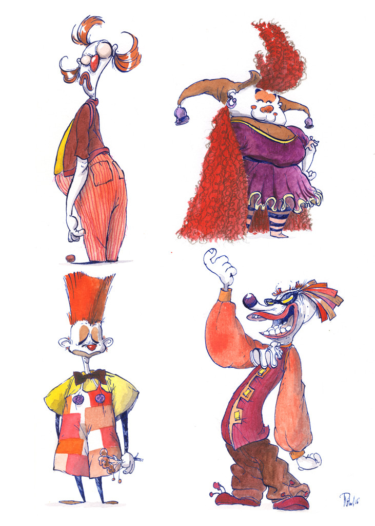 ArtStation - Clowns