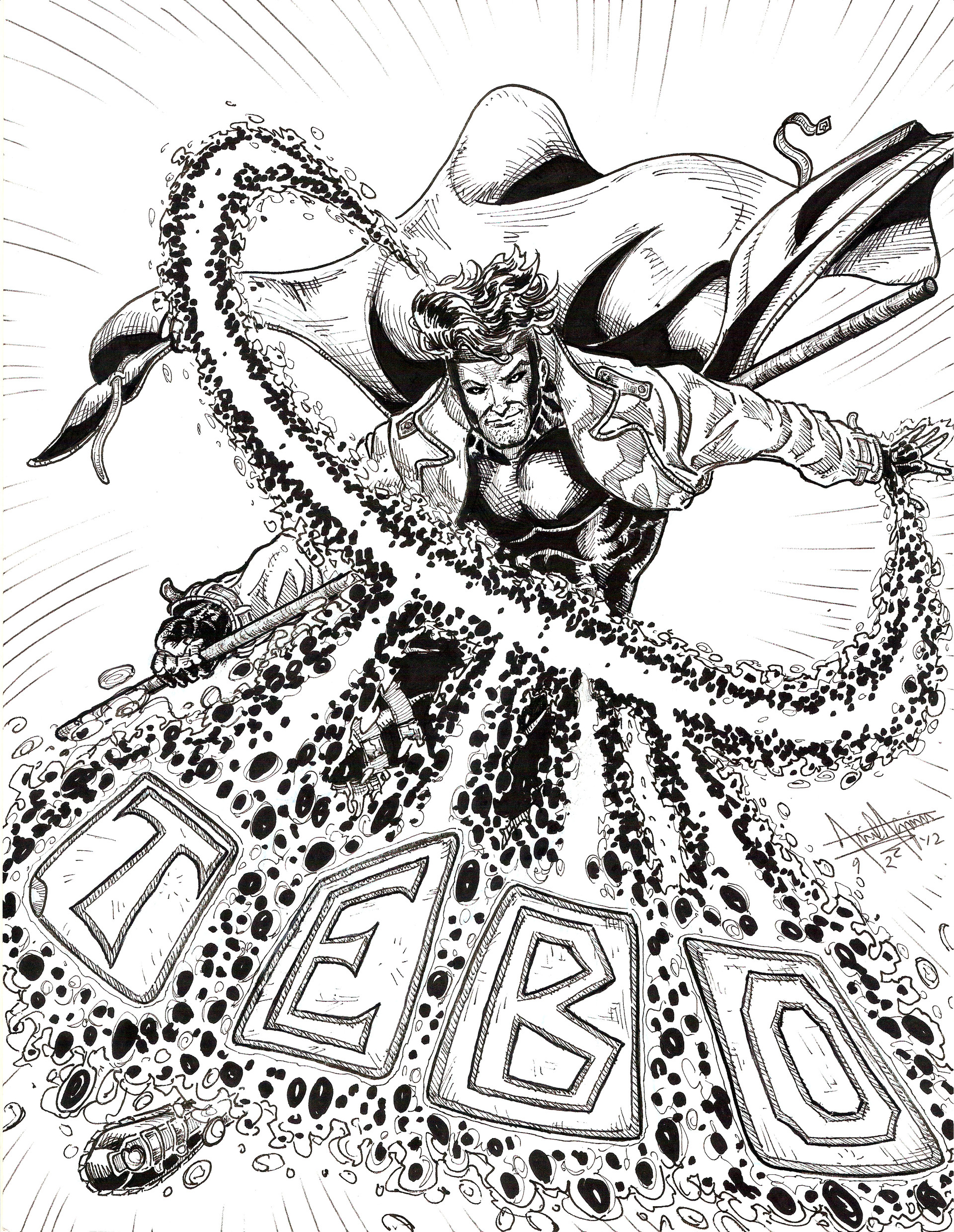 ArtStation - 2012 Gambit for my friend Tebo