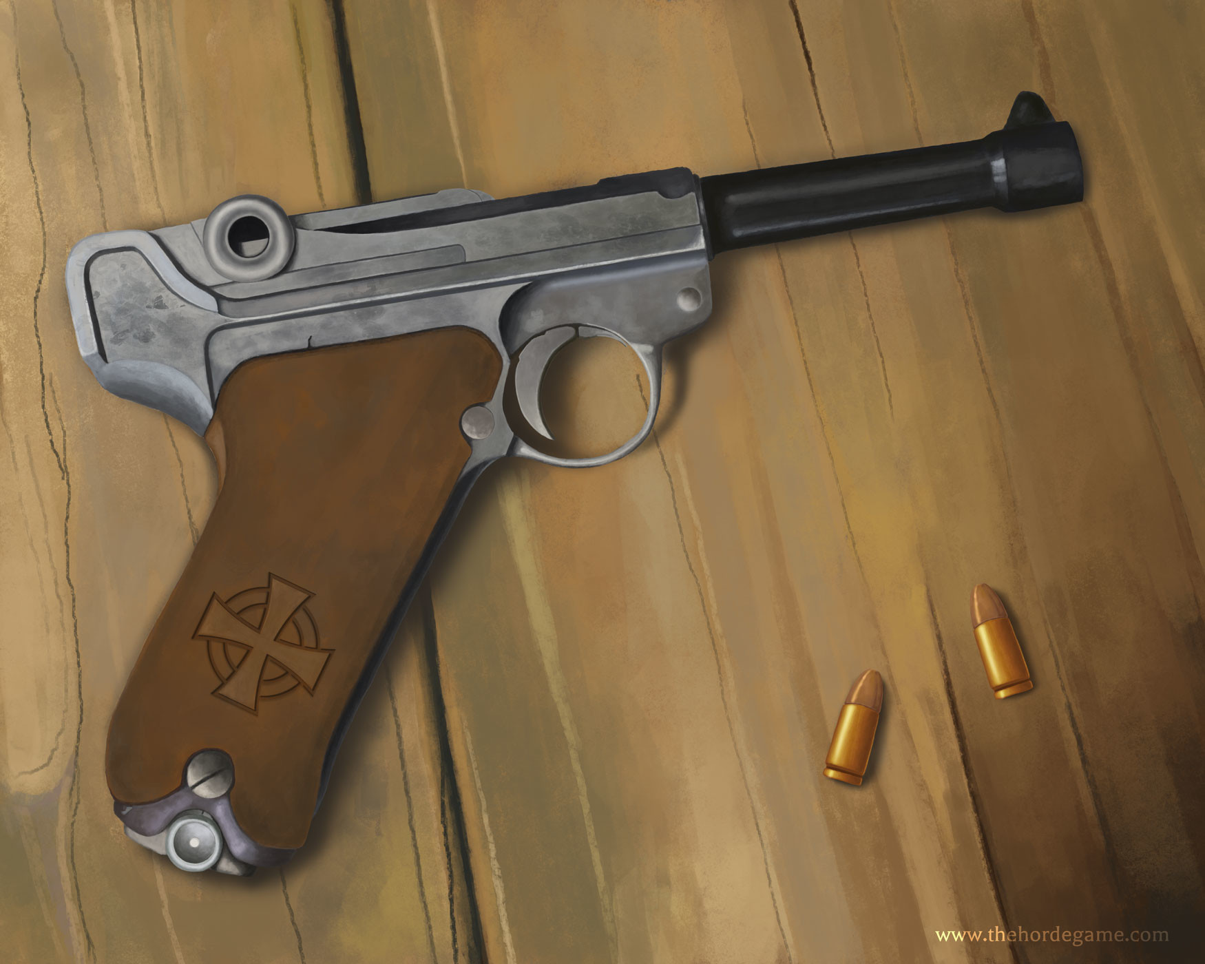 ArtStation - Luger Pistol
