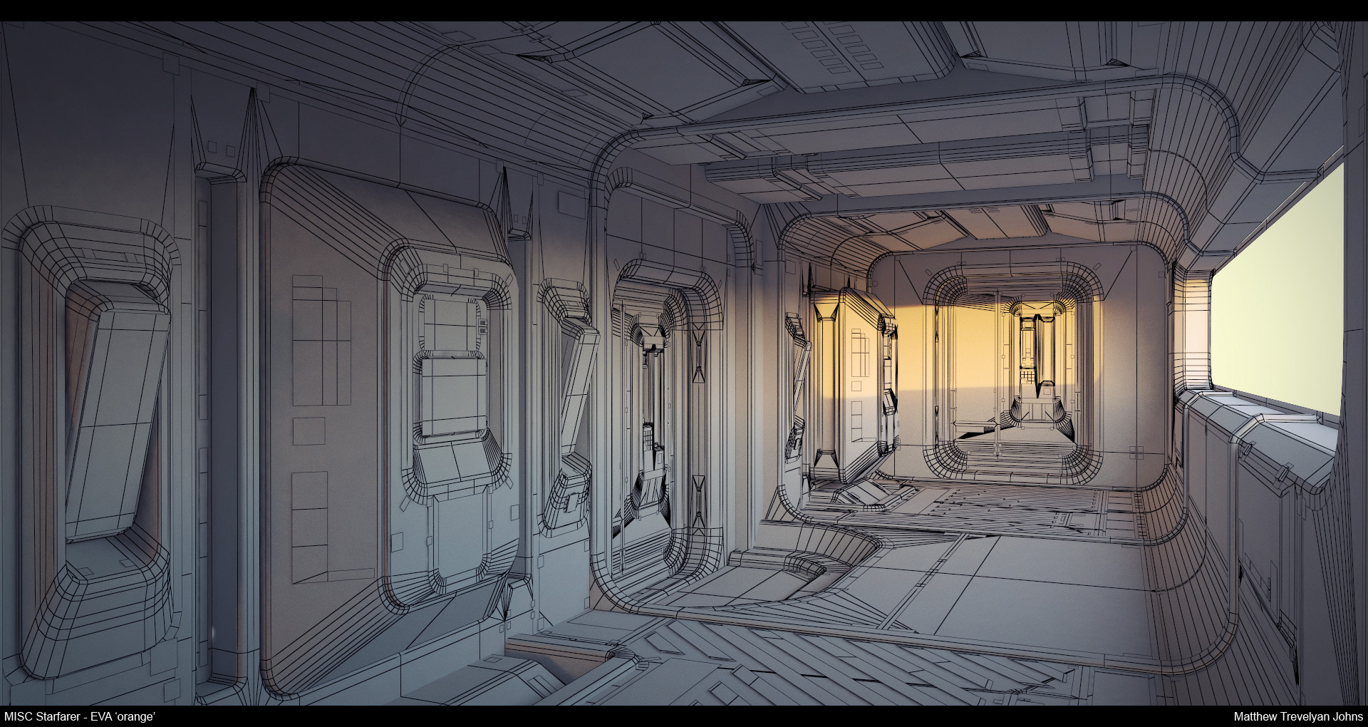 Matthew Trevelyan Johns - Star Citizen...The Starfarer: EVA 'Orange ...