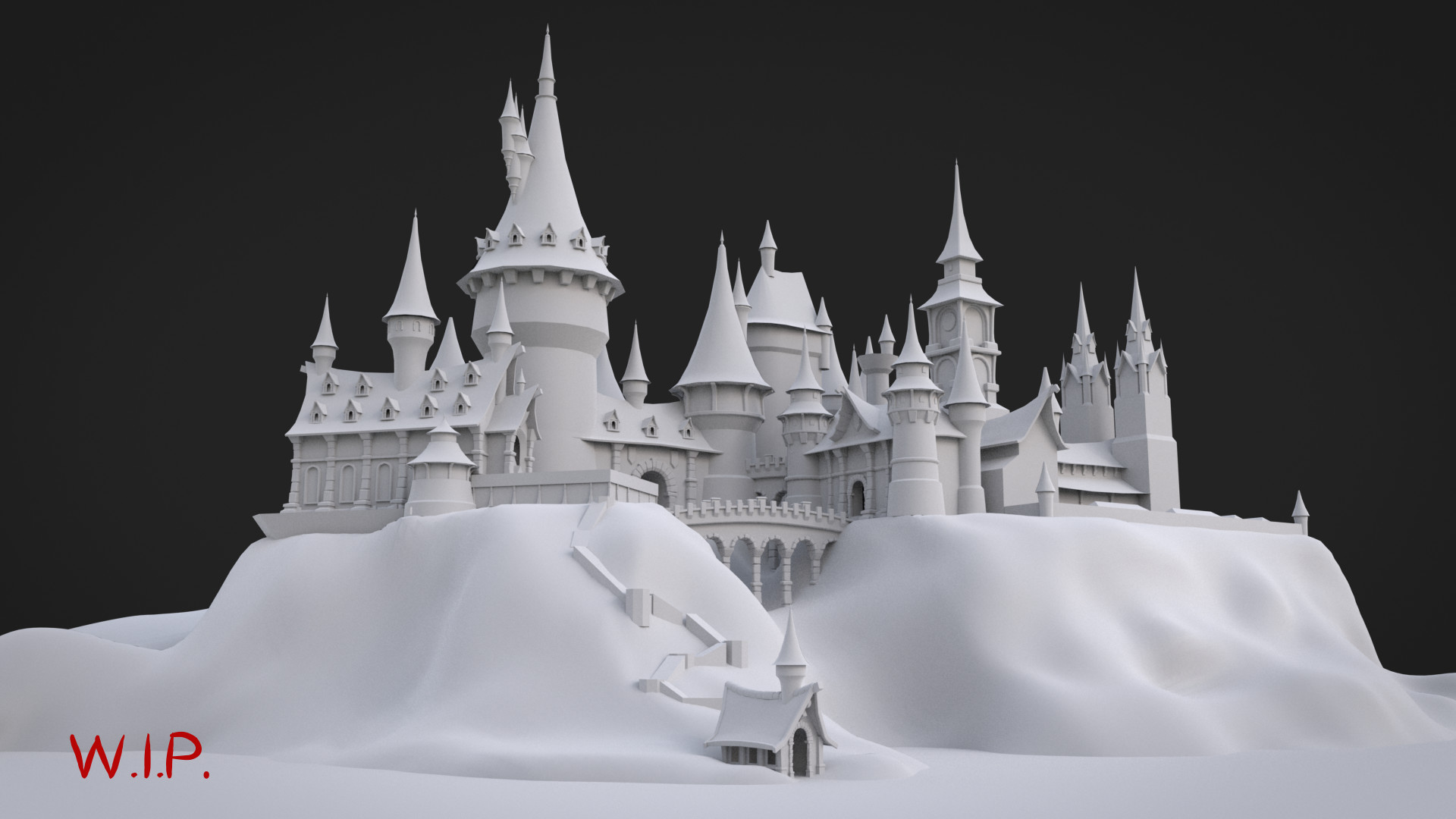 ArtStation - Hogwarts Model