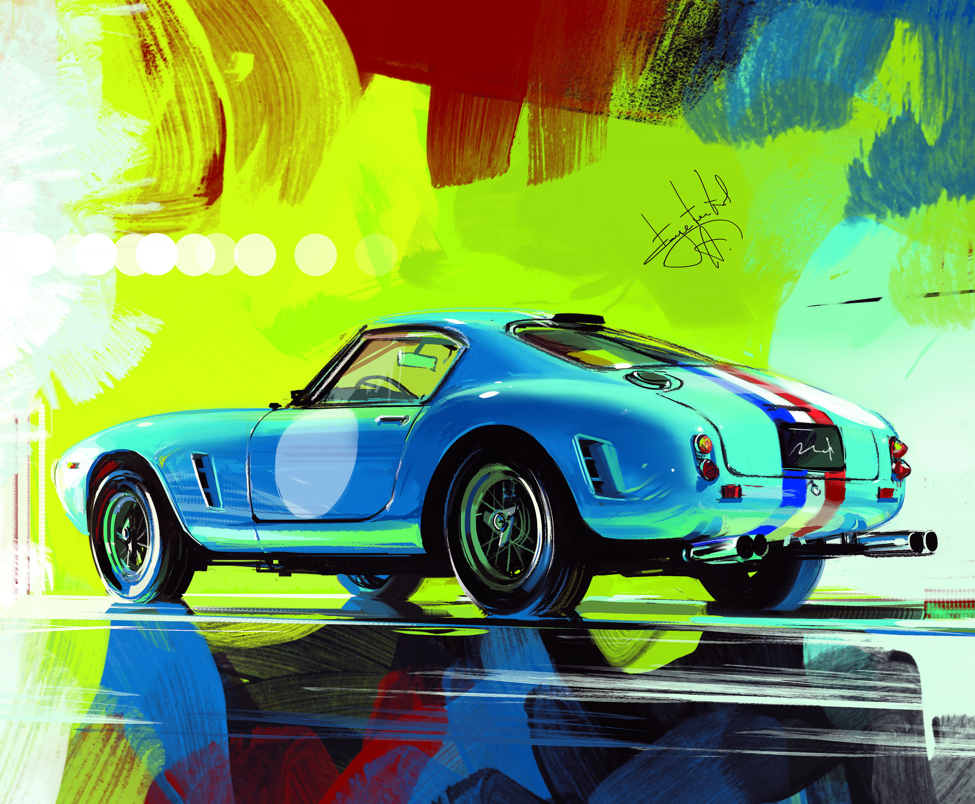 ArtStation - classic Ferrari