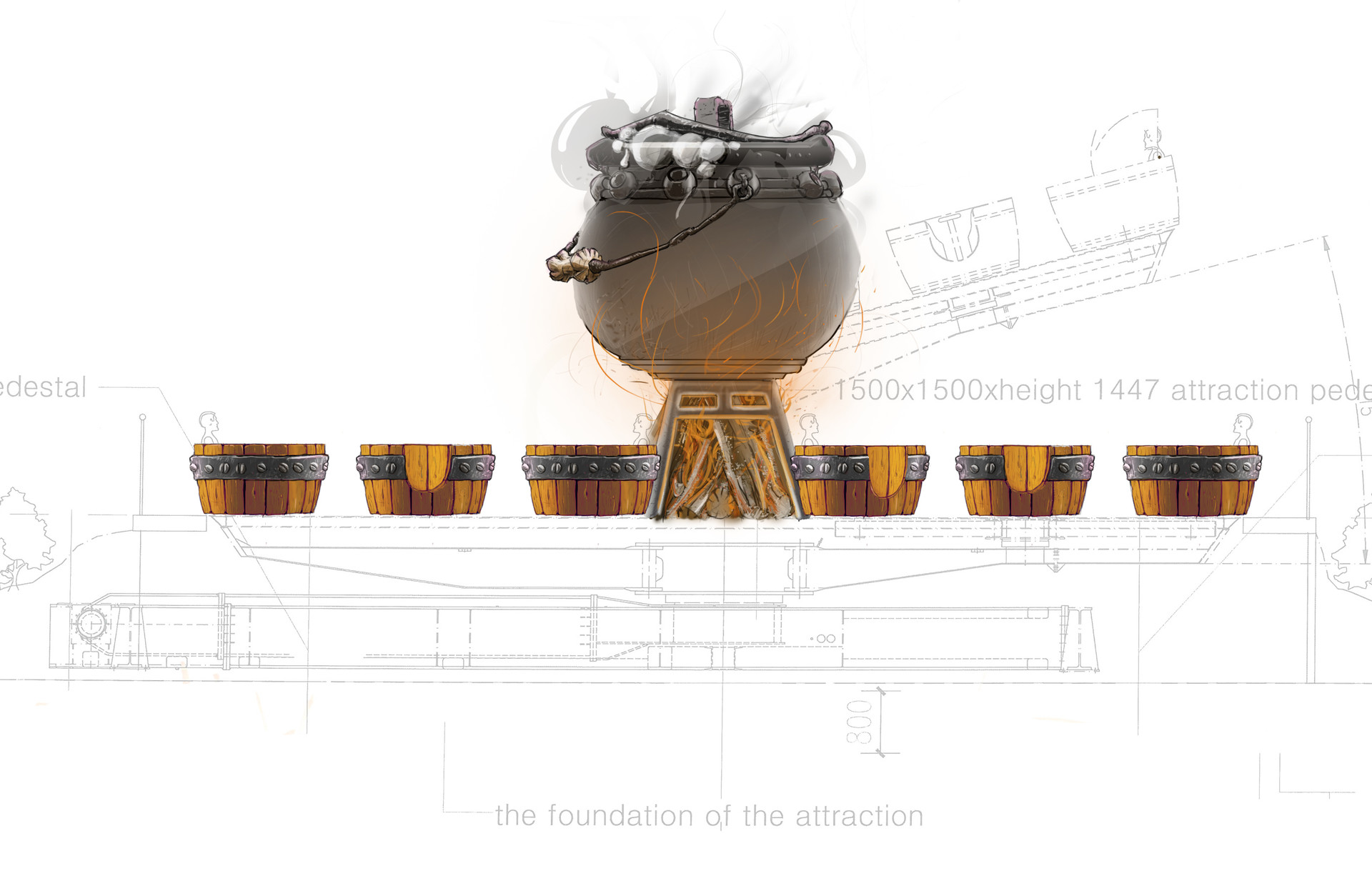 ArtStation - Ride Designs, Tea cups