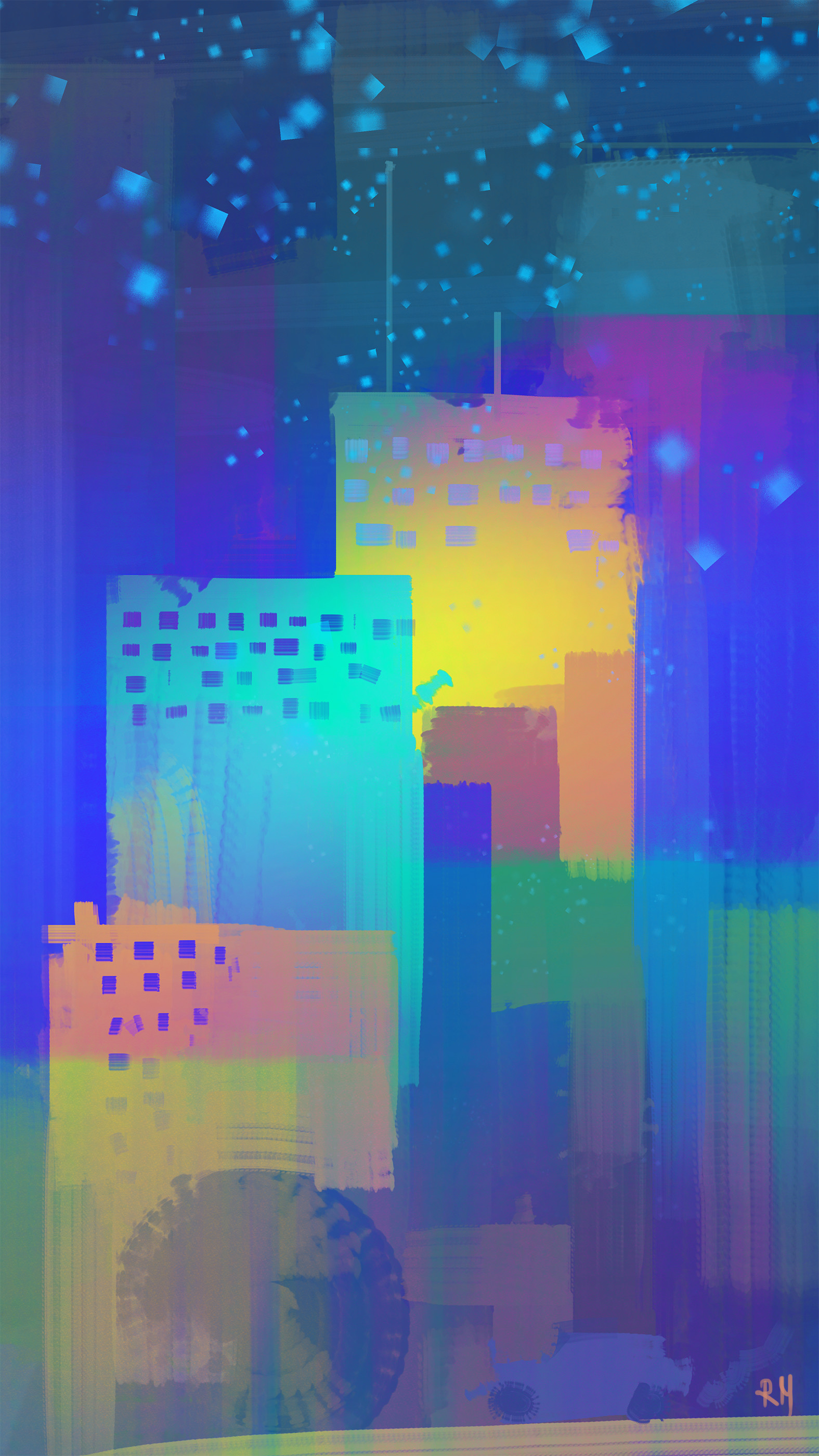 ArtStation - city color