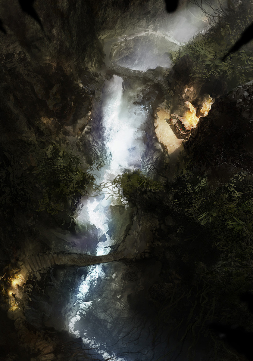 ArtStation - Cave pathway