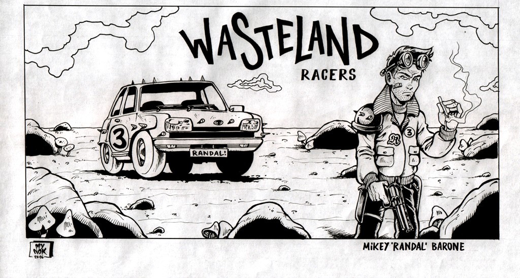 Felix Chmura - 'WASTELAND RACERS'-Sketches