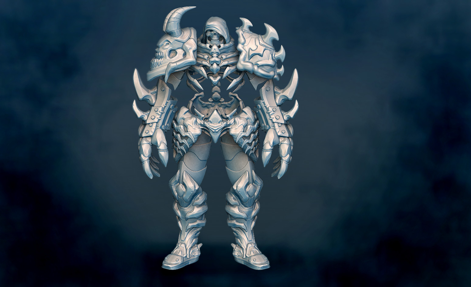 ArtStation - SKeleton king WIP in progress