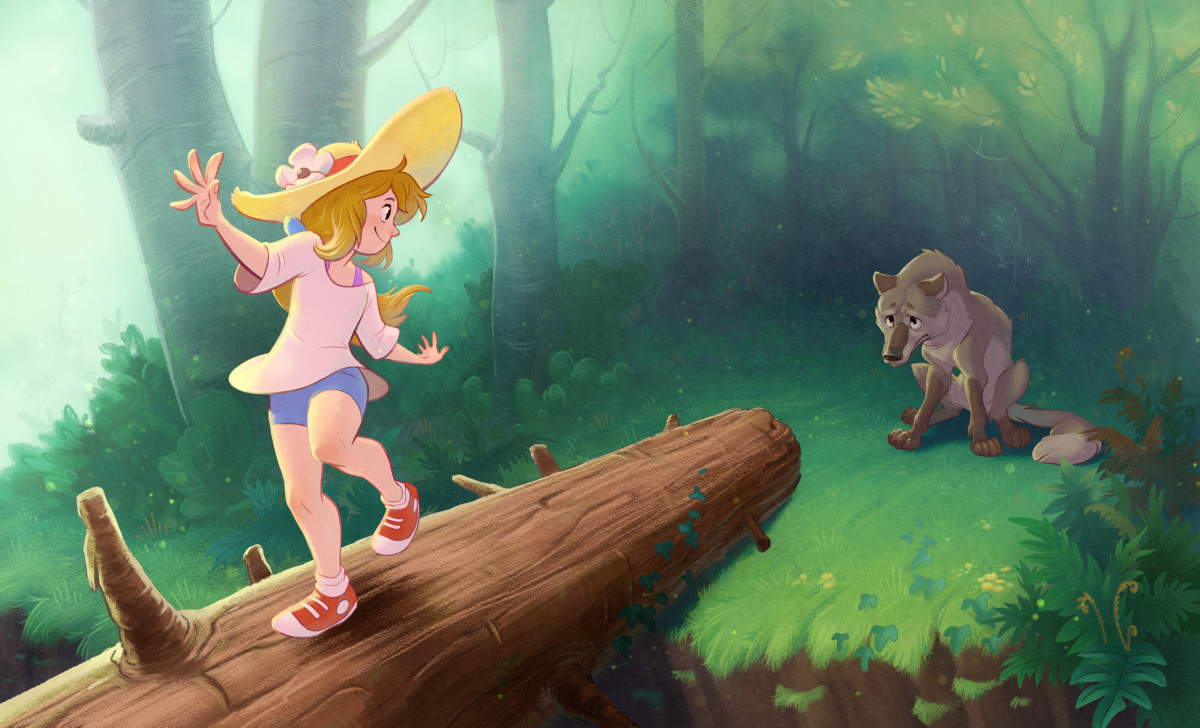 ArtStation - Log Crossing