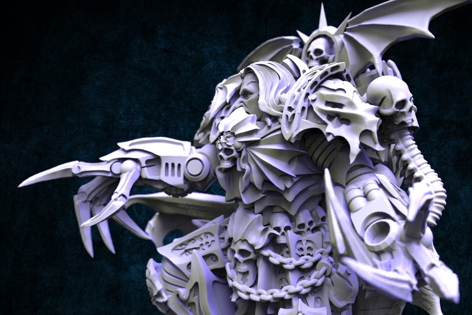ArtStation - Konrad Curze. Primarch of the Night Lords