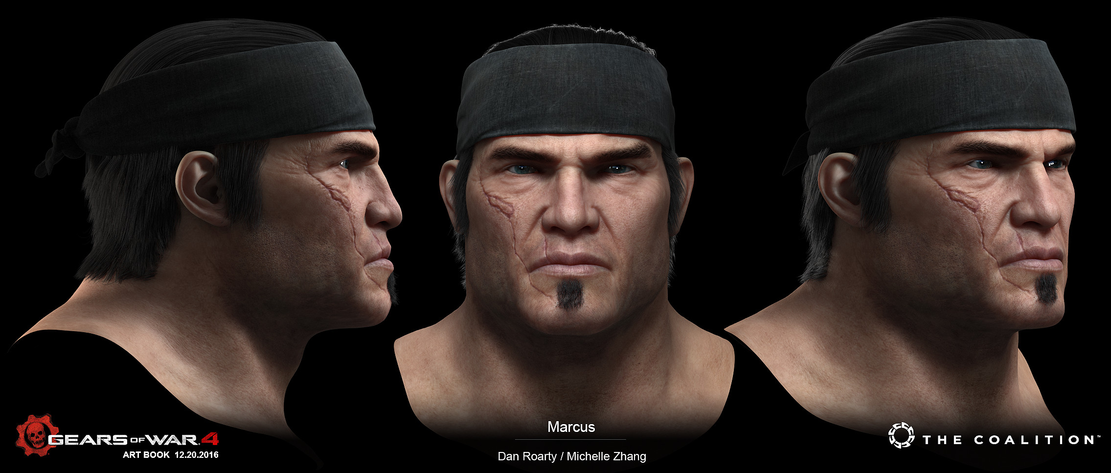 Dan Roarty - Marcus Fenix Head - Gears of War 4