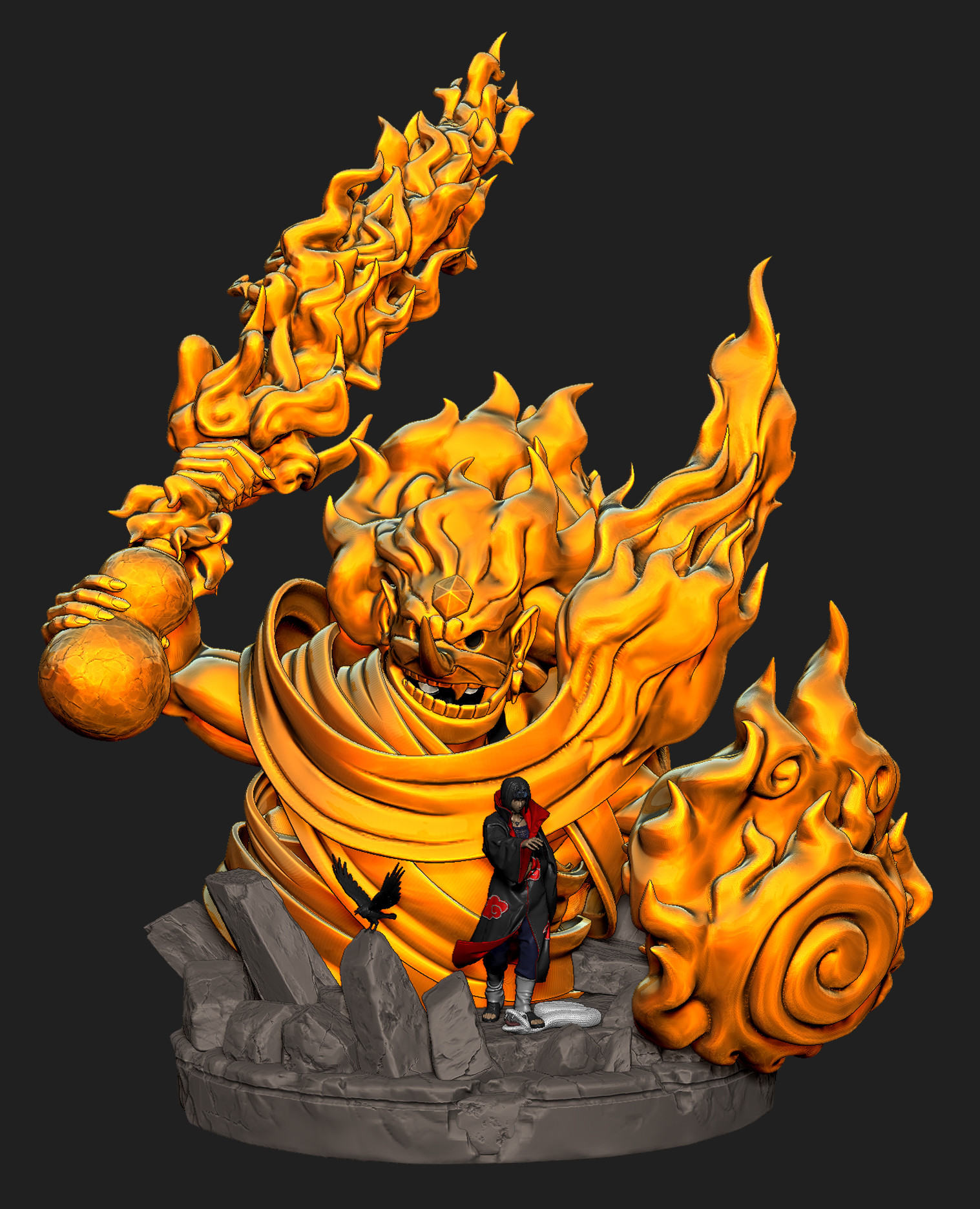 ArtStation - Itachi_uchiha_Susanoo