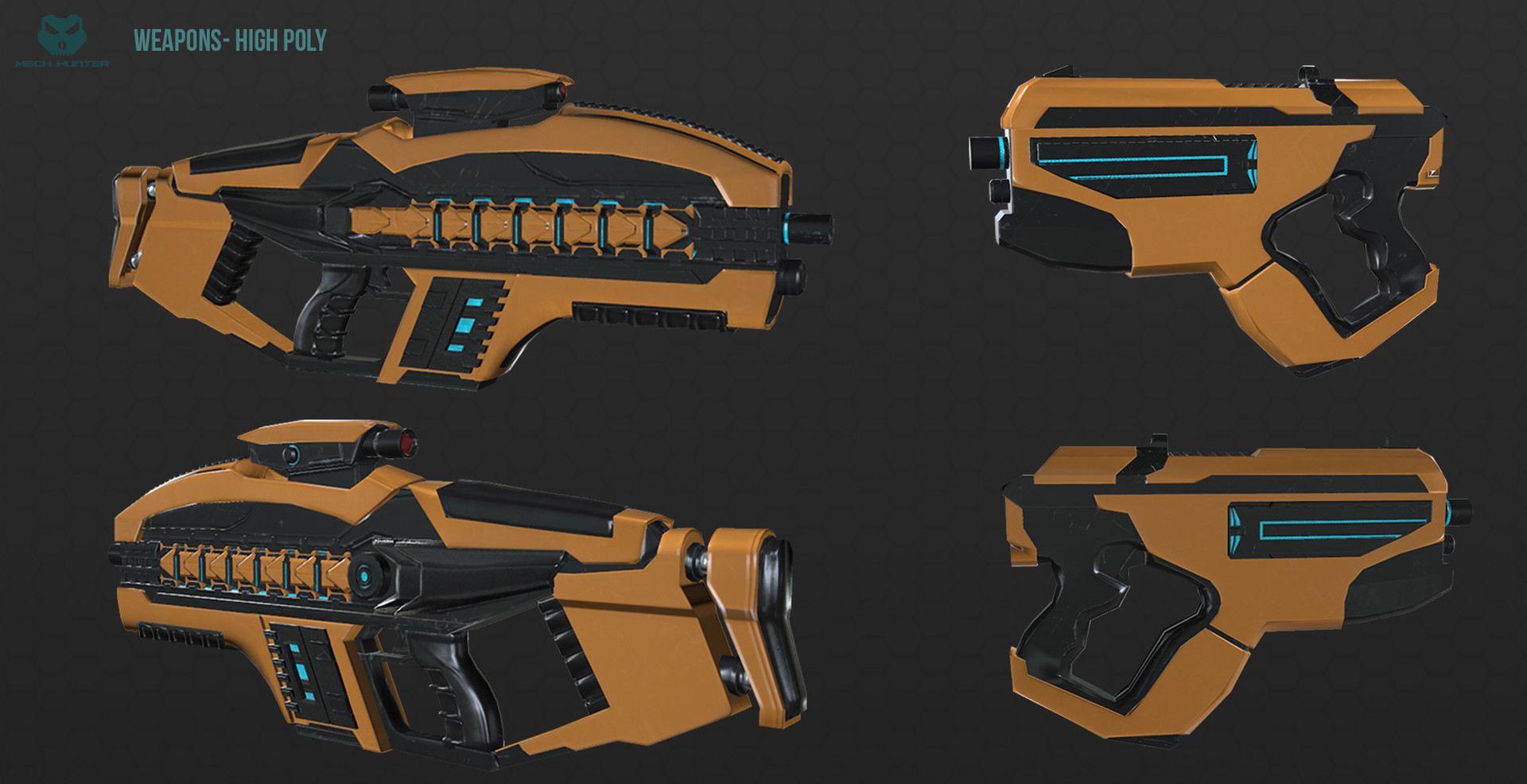 Gabor Olah - Mech Hunter - Weapons