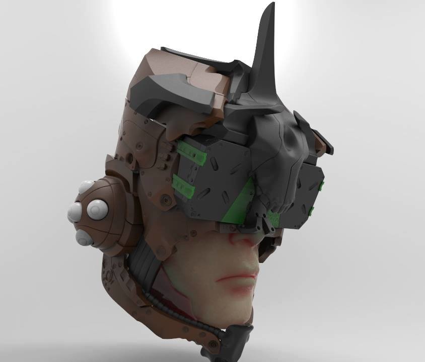 ArtStation - 3d printing Helmet