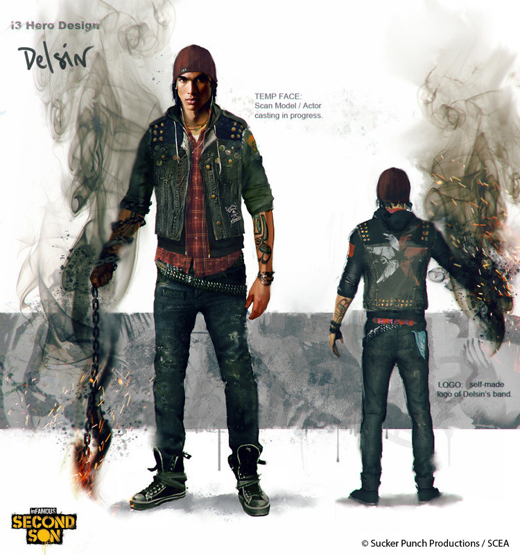 infamous second son outfits