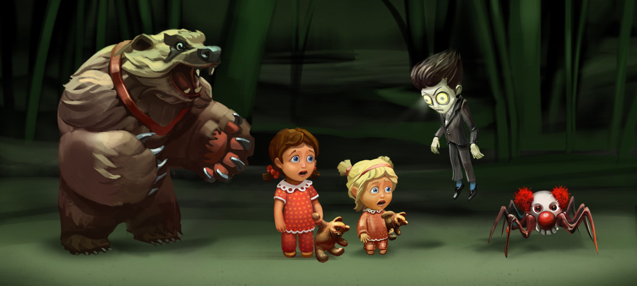 ArtStation - Concept art _ Dear Mummy - Horror Runner