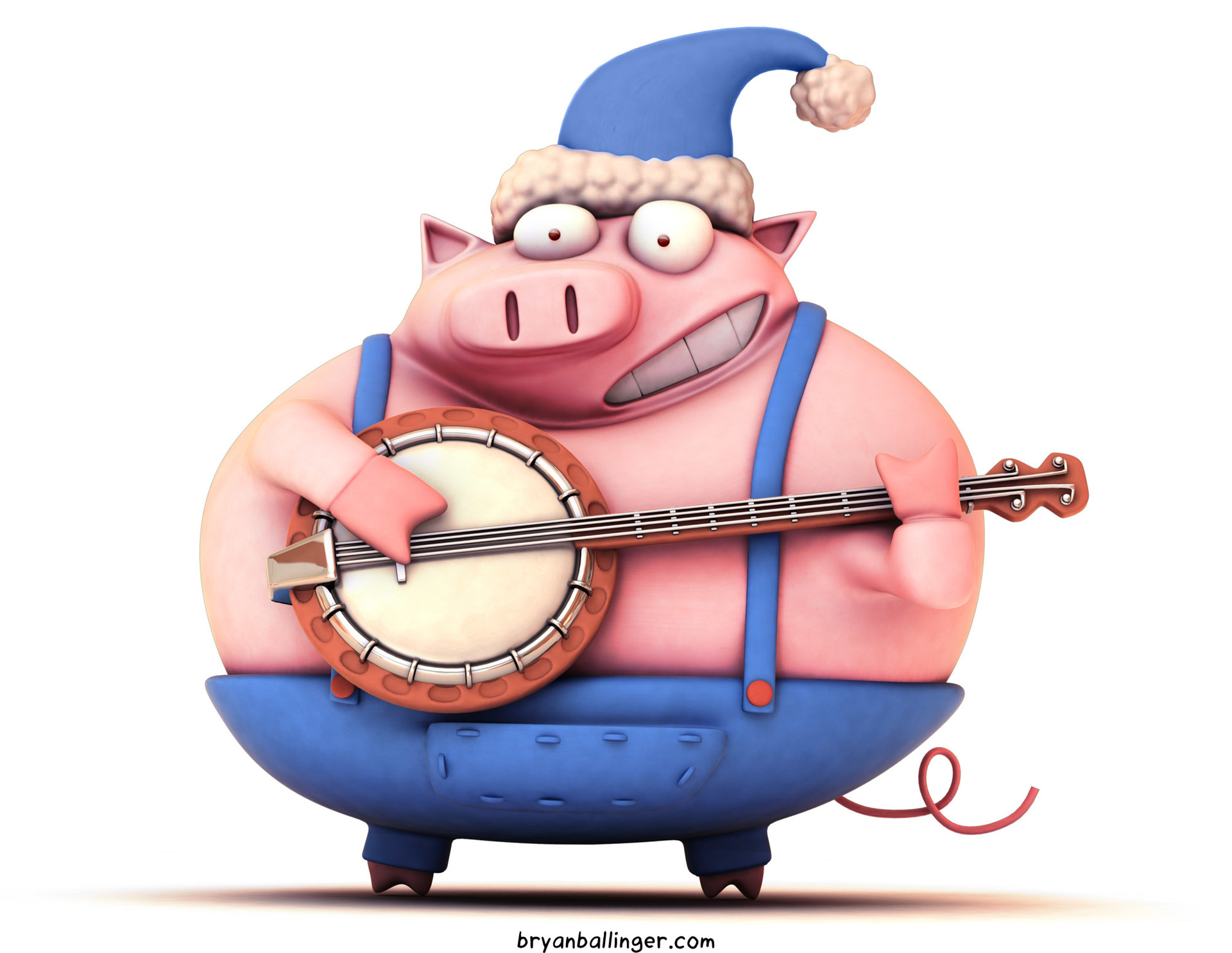 ArtStation - 3D Banjo Pig