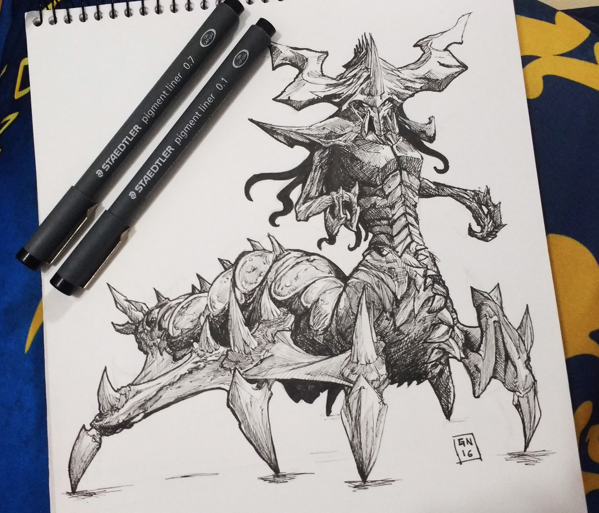 ArtStation - Zergs on ink