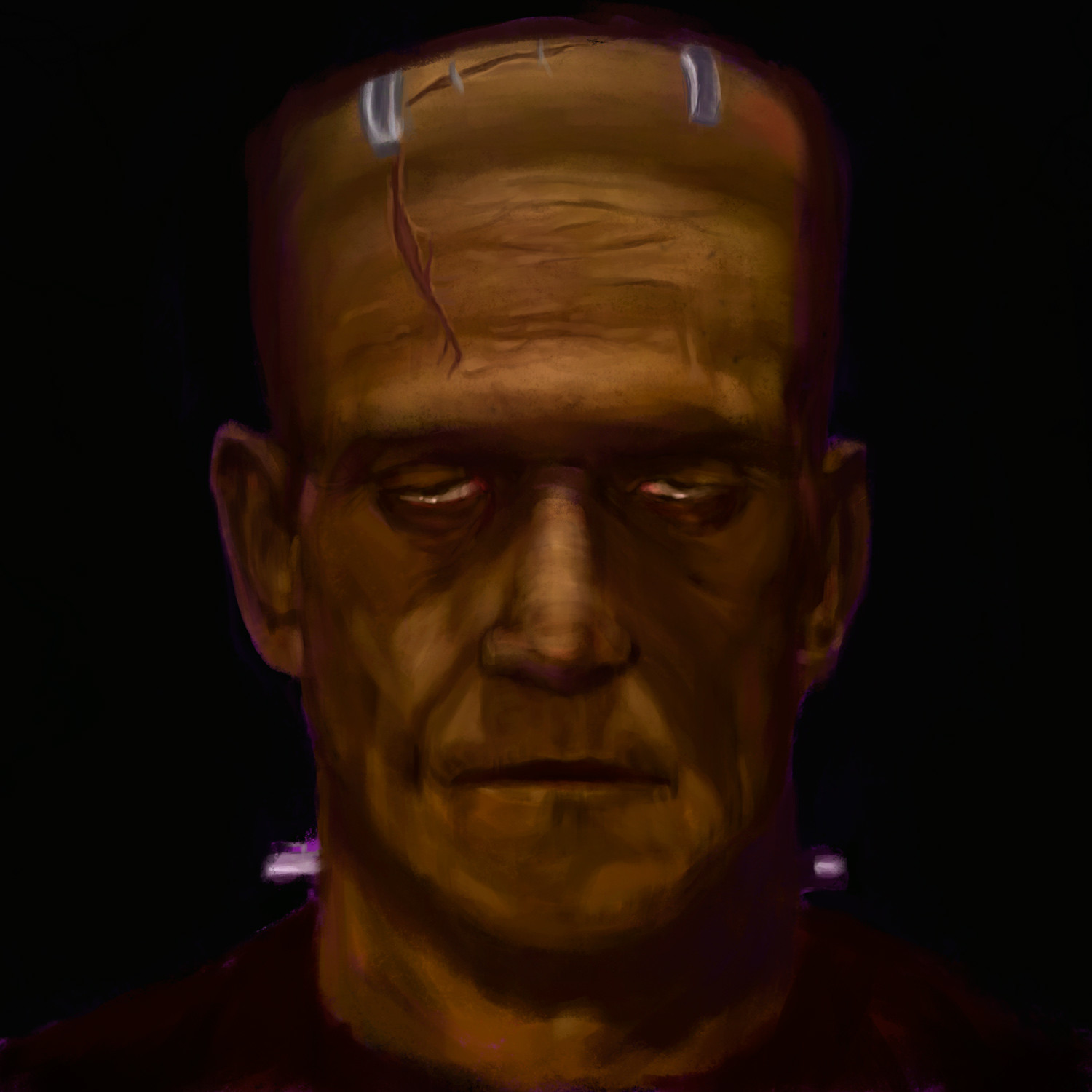 ArtStation - Frankenstein illustration
