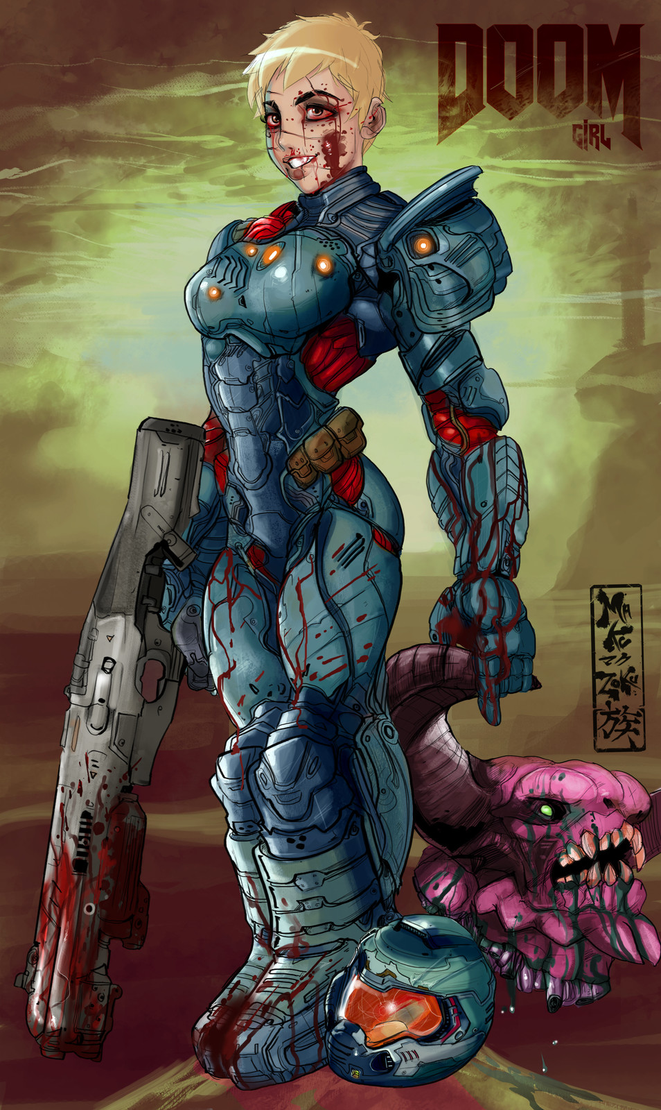 Maku Zoku - Doom girl finished