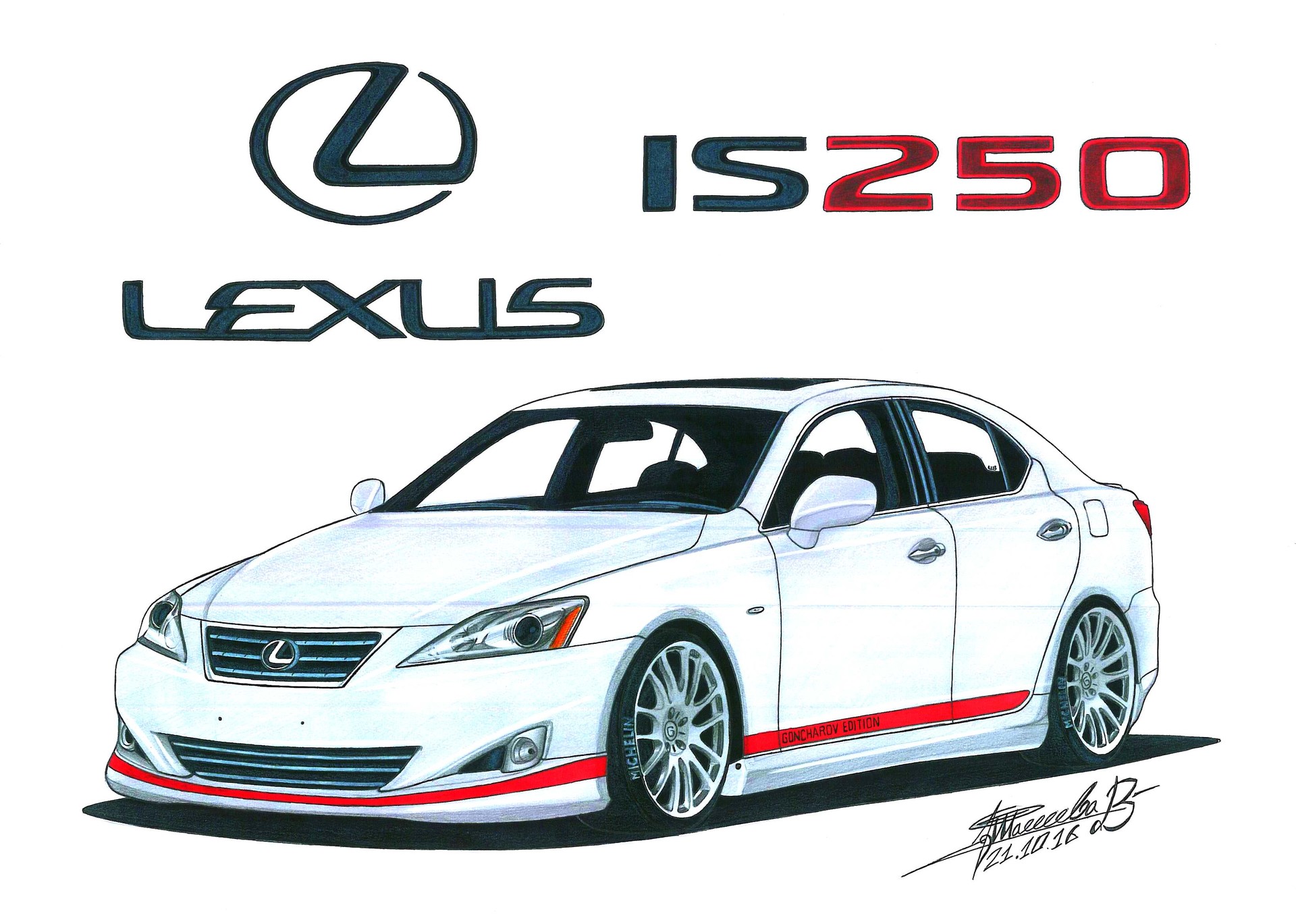 ArtStation - LEXUS IS 250 GONCHAROV EDITION