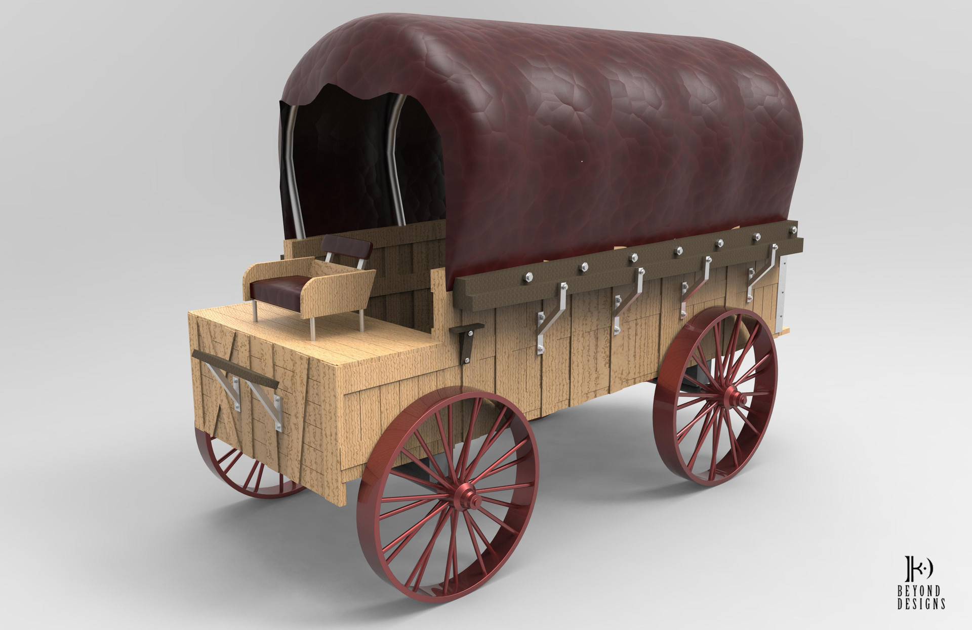 ArtStation - Wagon Modeling