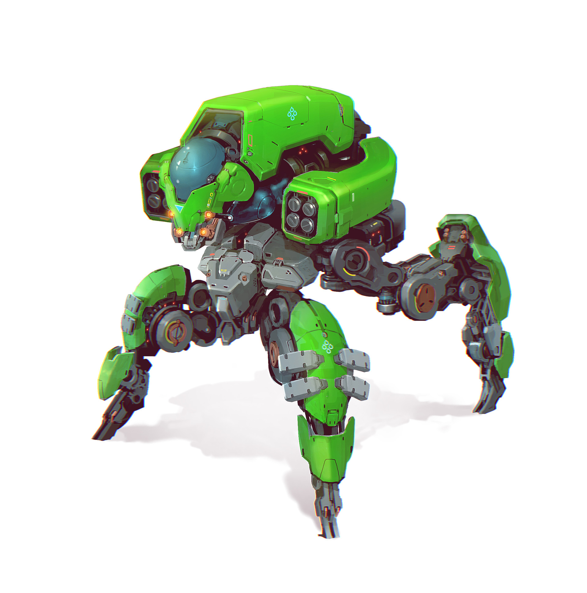 ArtStation - missile mech