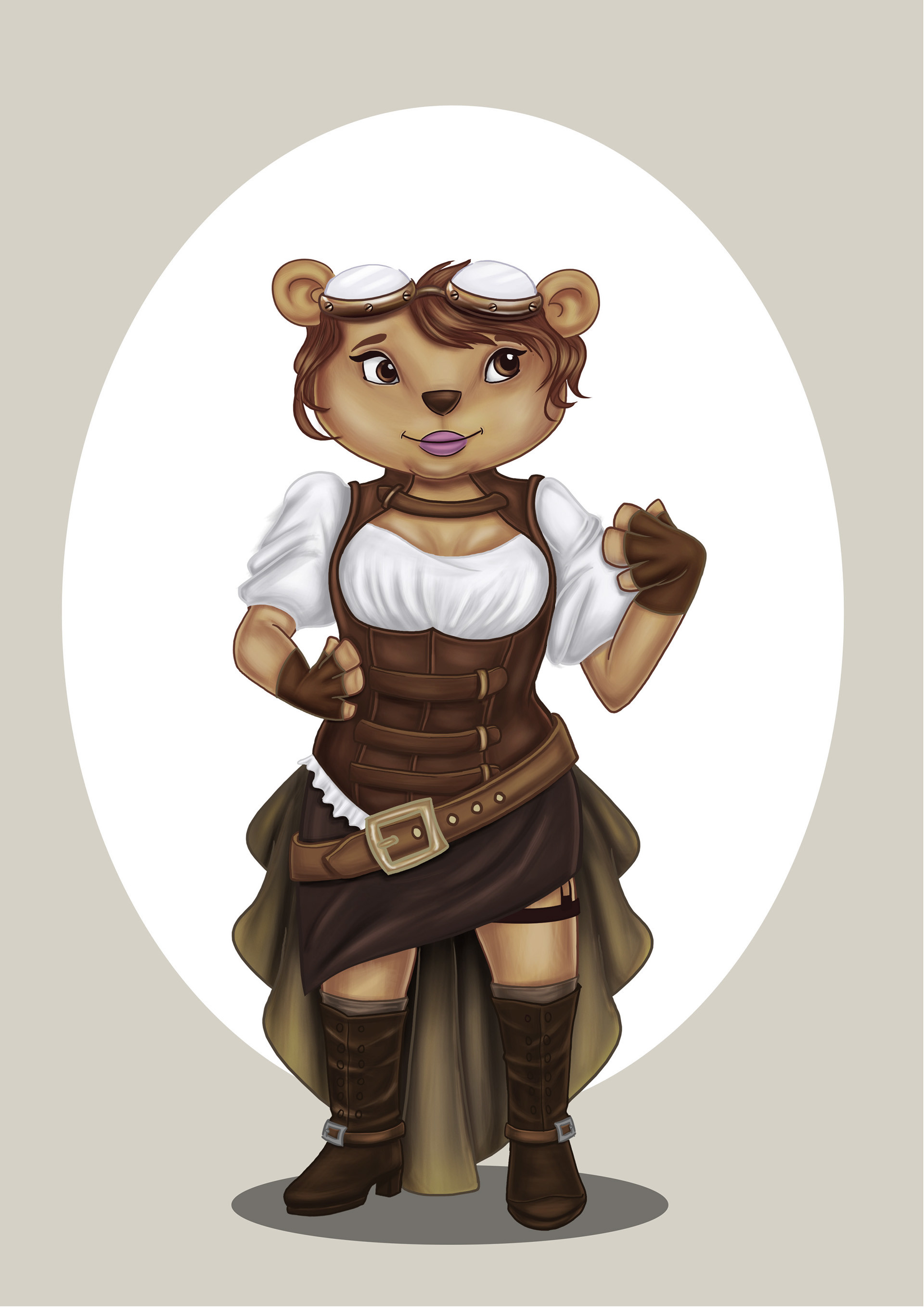 ArtStation - Steampunk Bear