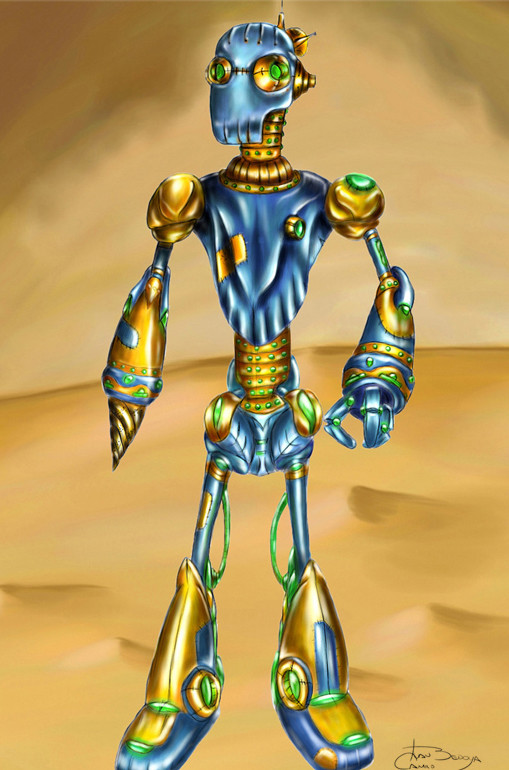ArtStation - Brass Robot
