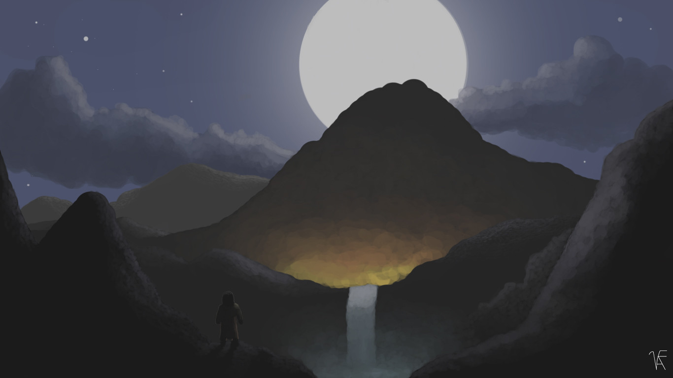 ArtStation - Asleep Volcano