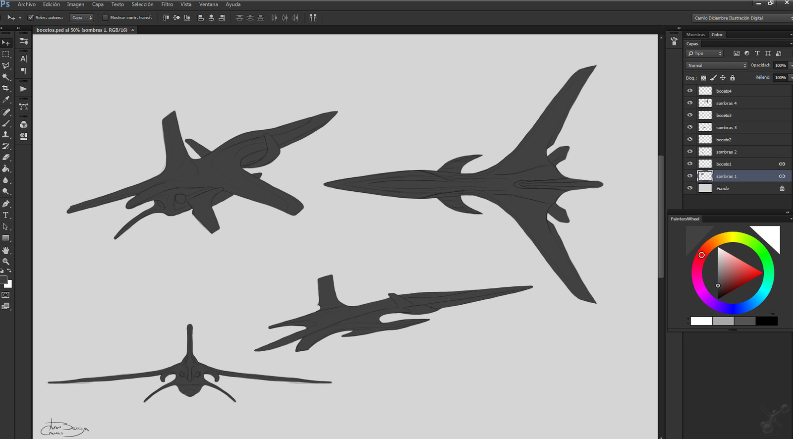 Juan Camilo Bedoya Vargas - Delphinus Concept 103 AceCombat3 FanArt