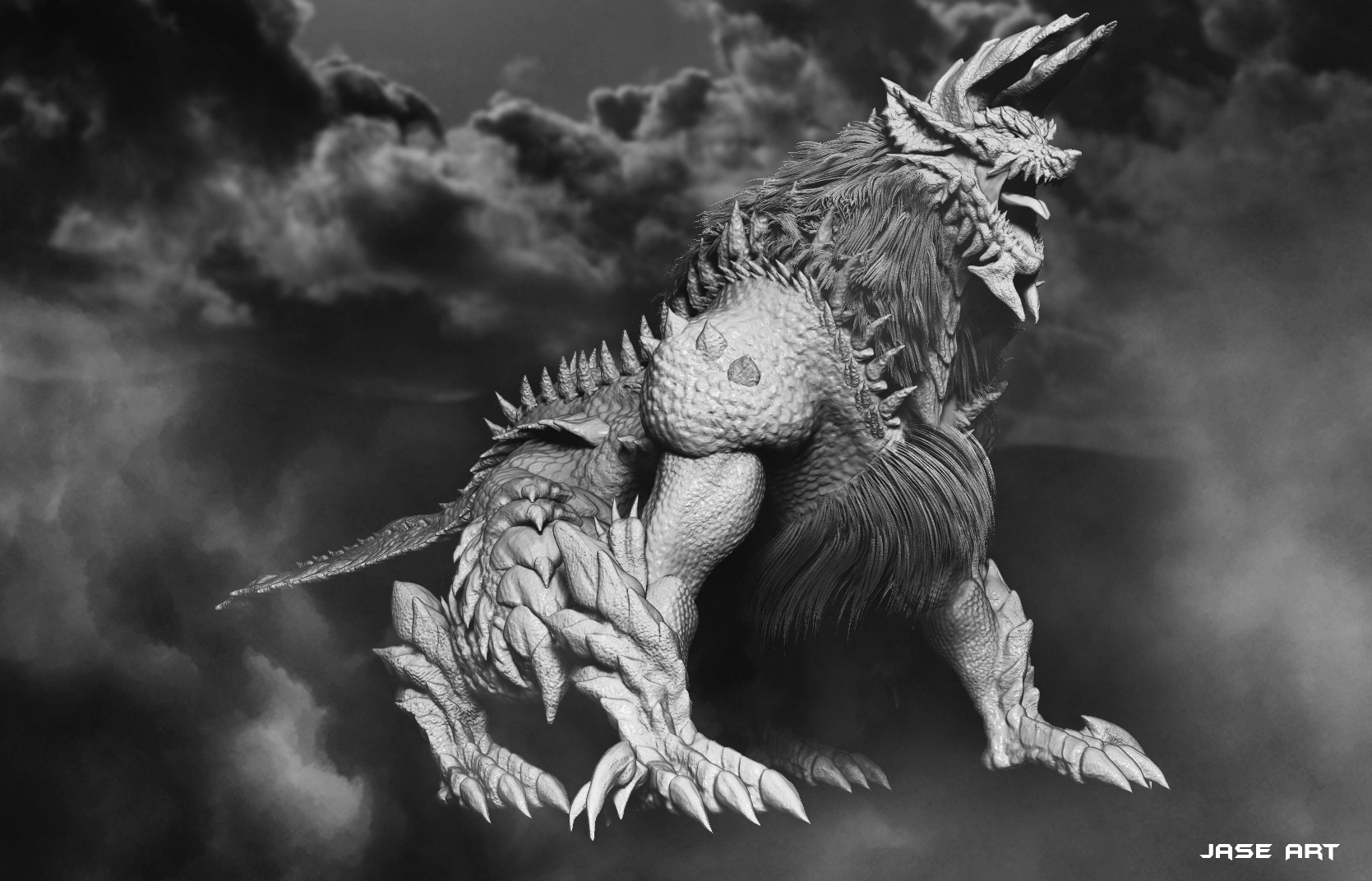 ArtStation - Zinogre Fan Art