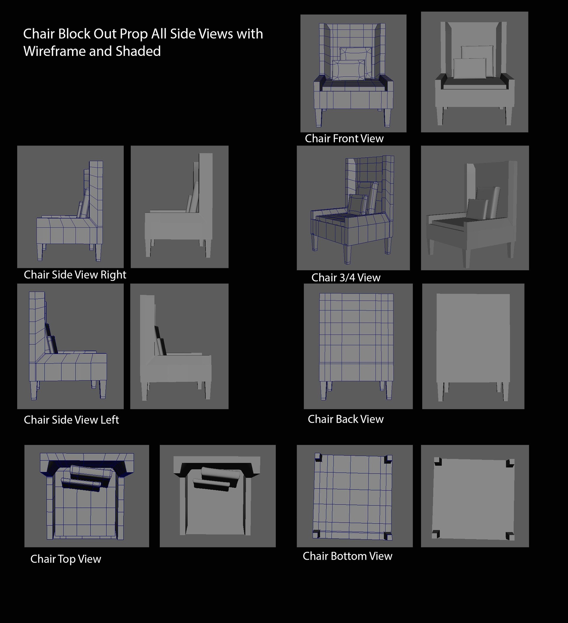 Audrey Silvestro - Portfolio I : Block Outs and All Month Long Work