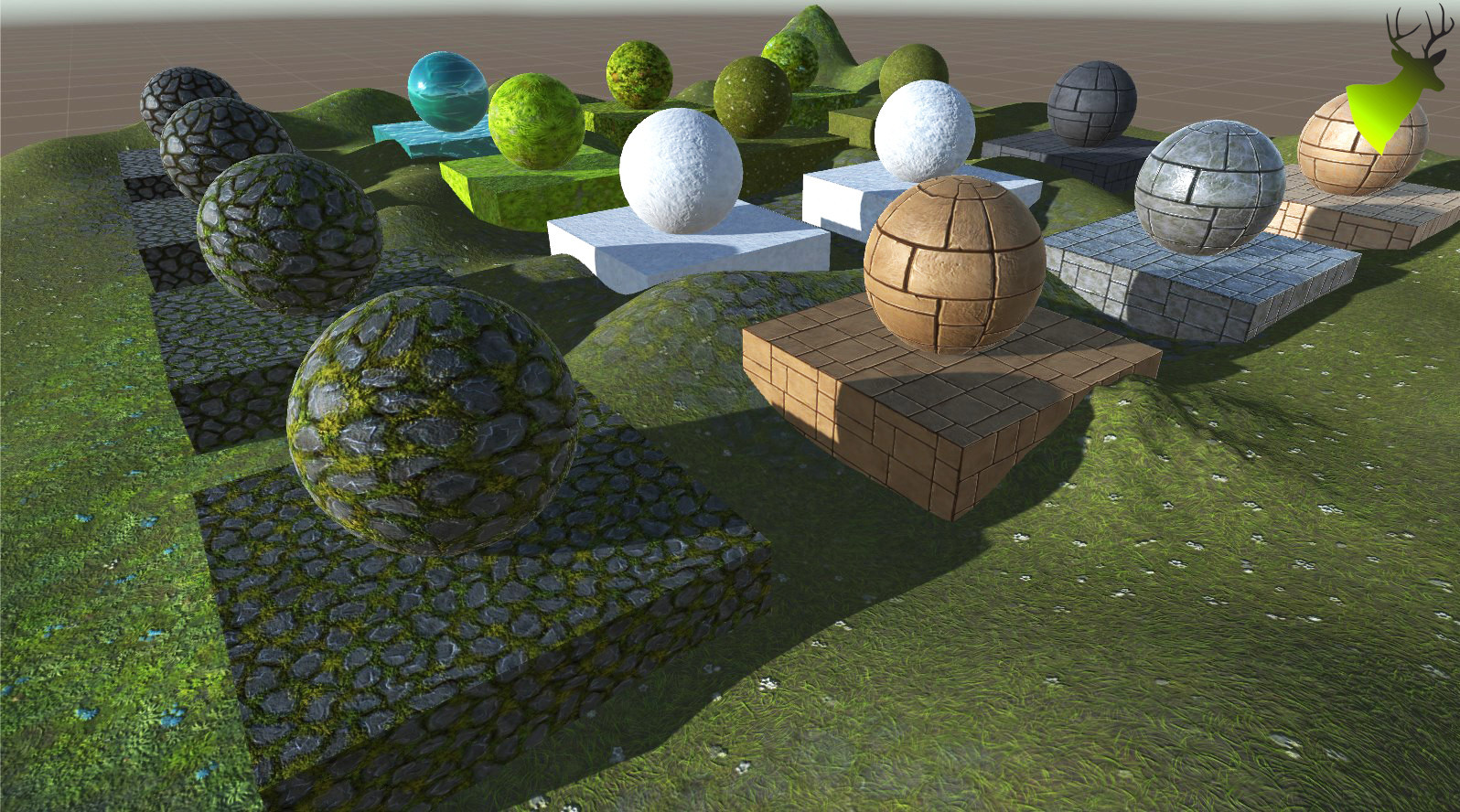 Diego Peinador - Hand Painted Basic Materials for Unity 3D