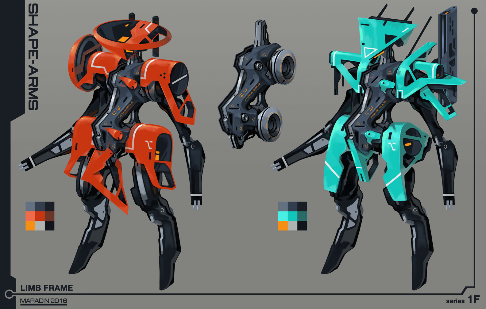 ArtStation - Shape Frame Mecha