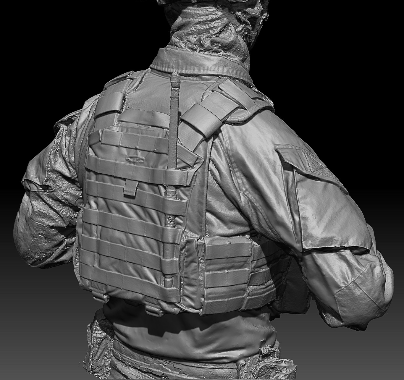Glen Harris - Australian Assault Soldier - 3D Scan